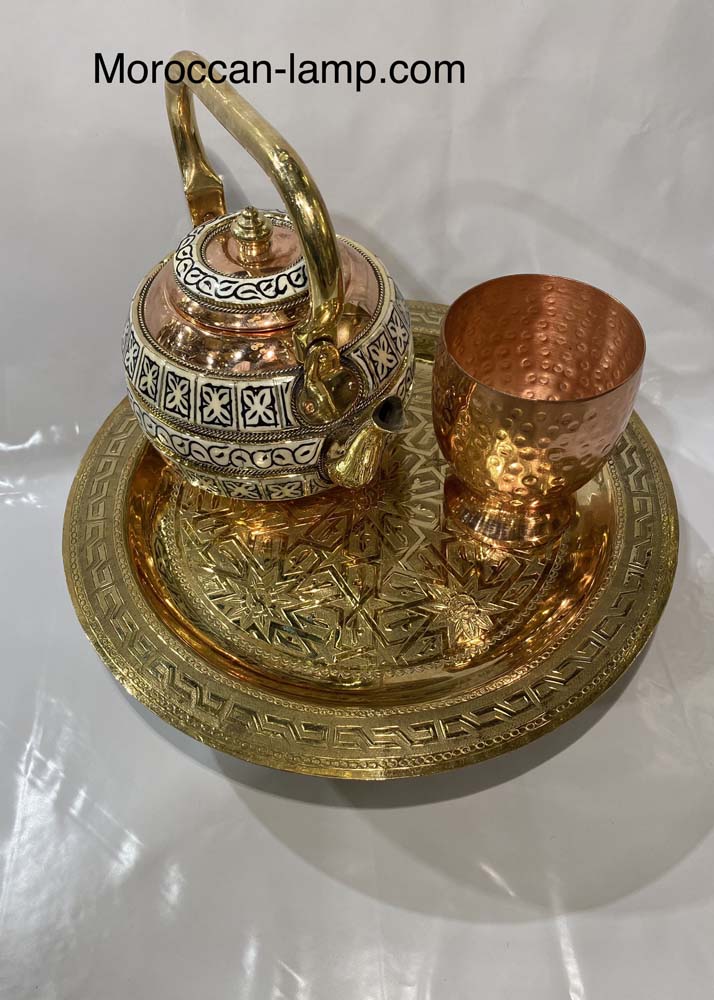 Vintage Moroccan Tea Set